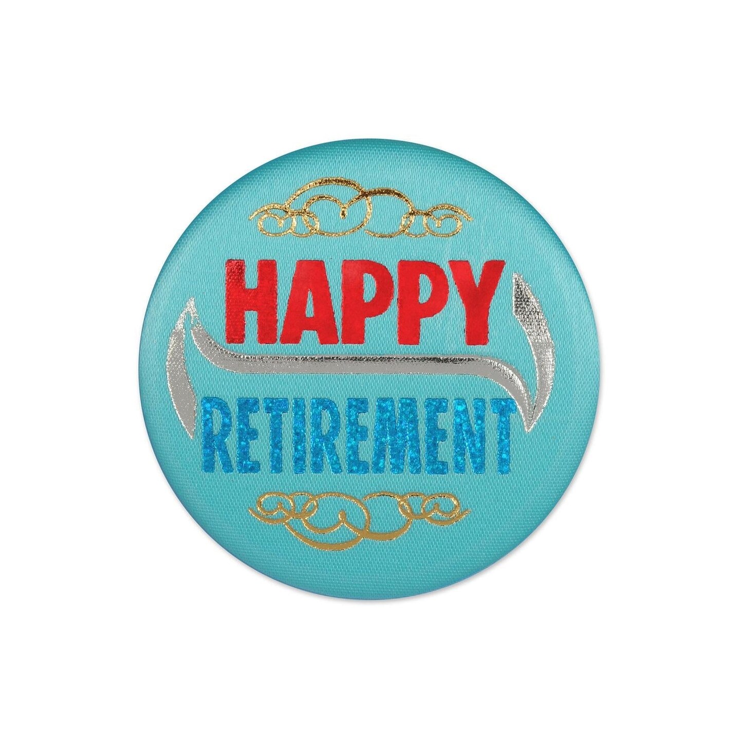 6 Pack Beistle Happy Retirement Satin Button | Michaels