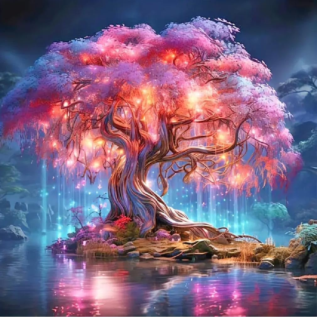 Tree of Life Diamond Paintings Kits for Adults, Tree Diamond Art Kits ...
