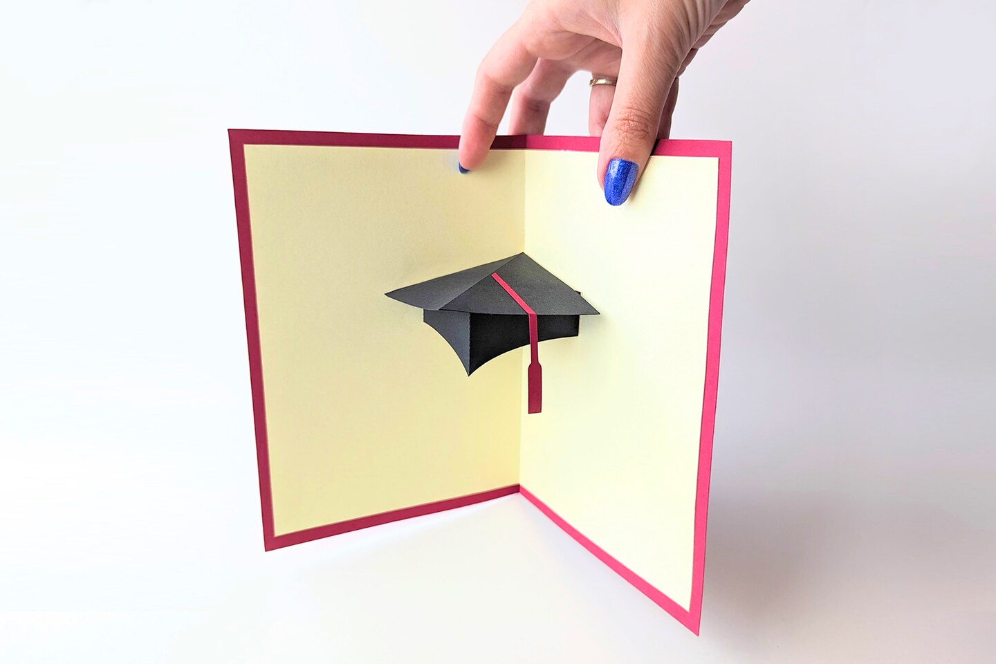SVG and PDF FILE - Graduation Cap Pop Up Card | MakerPlace by Michaels