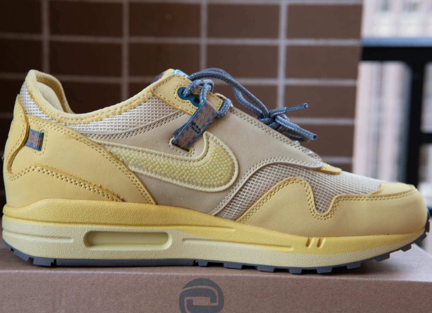 Nike Air Max 1 Travis Scott Cactus Jack Saturn Gold | MakerPlace by ...