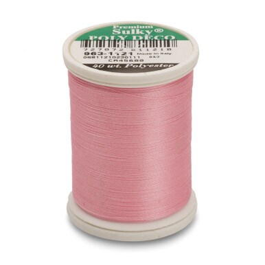 Sulky 40 Wt. Poly Deco Thread - Pink - 900 yd. Spool | Michaels