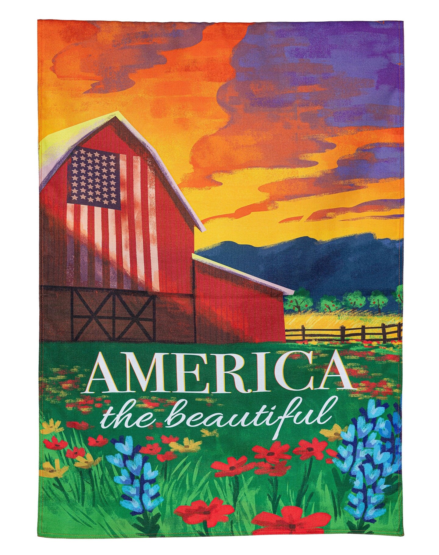 America The Beautiful 2 Sided Banner | Michaels