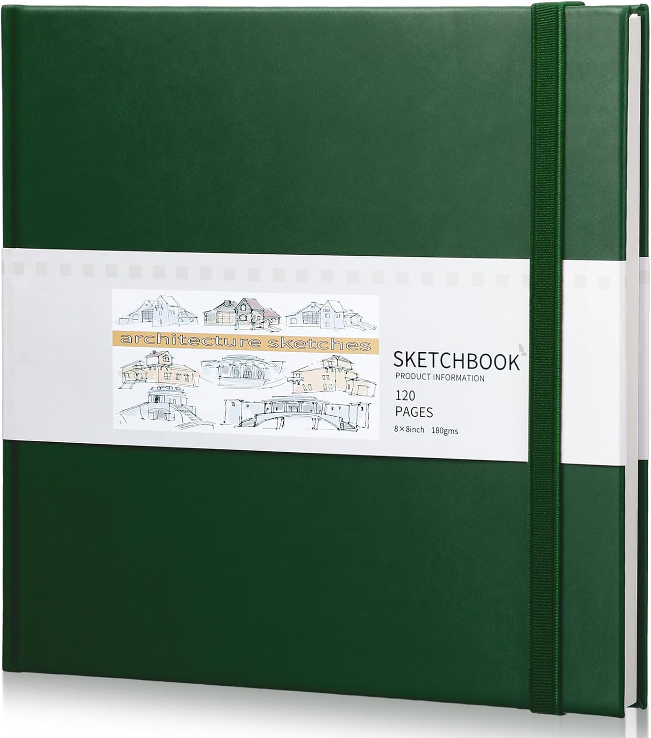 Square Sketchbook for Drawing 8 x 8 - (Green) | Michaels
