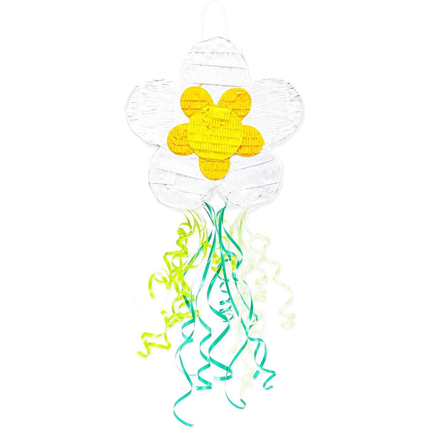 Pull String Daisy Pinata for Spring Flower Birthday Party Decorations ...