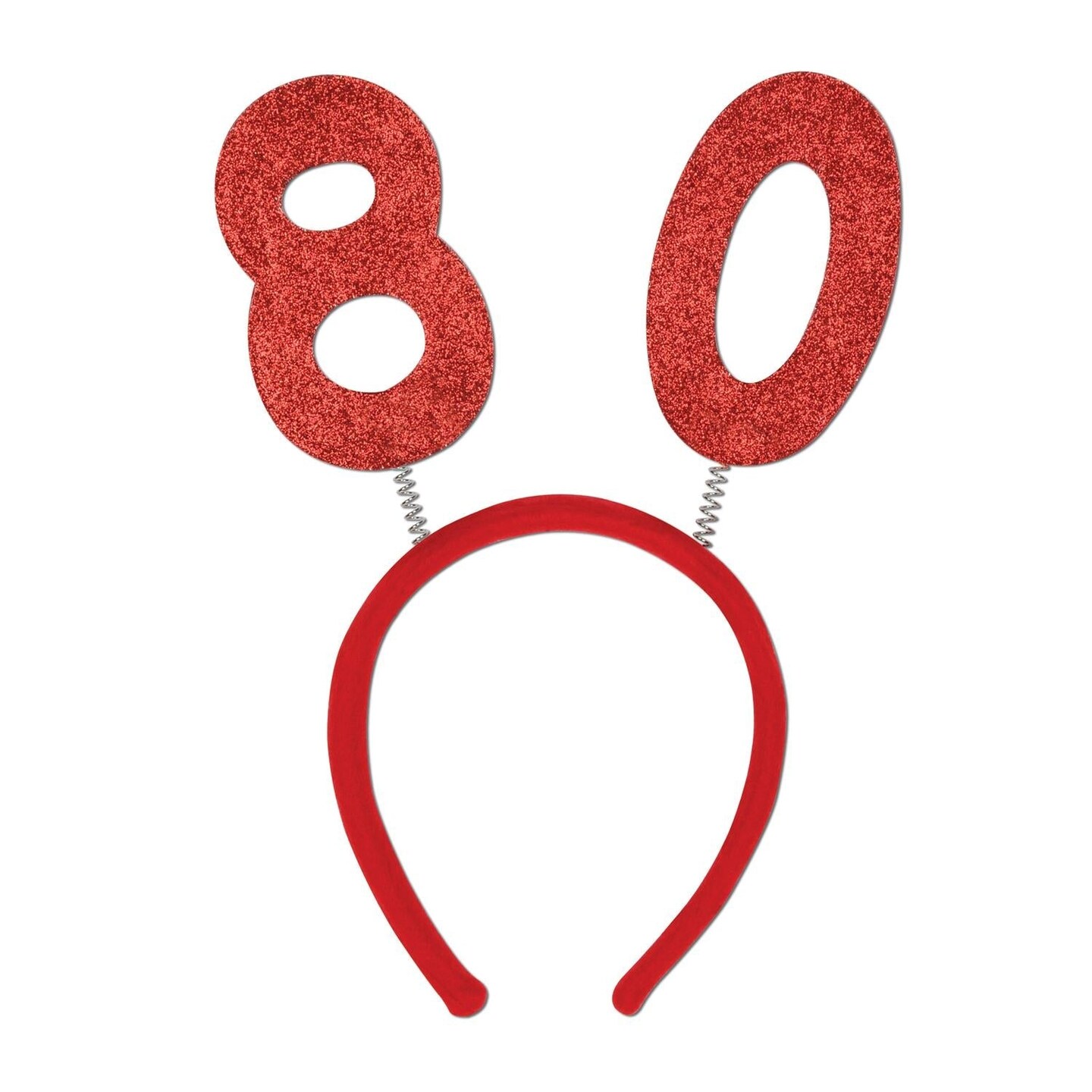 12 Pack Beistle 80th Birthday Party Glittered Boppers | Michaels