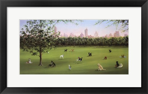 Framed Art Tails of Central Park by Carol Saxe 10 1/2 x 20 1/2, Size ...
