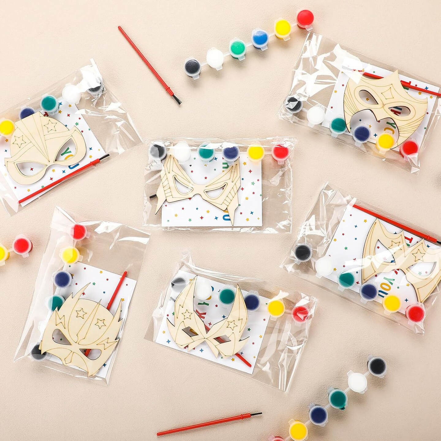 24 Sets Color Your Own Hero Masks DIY | Michaels