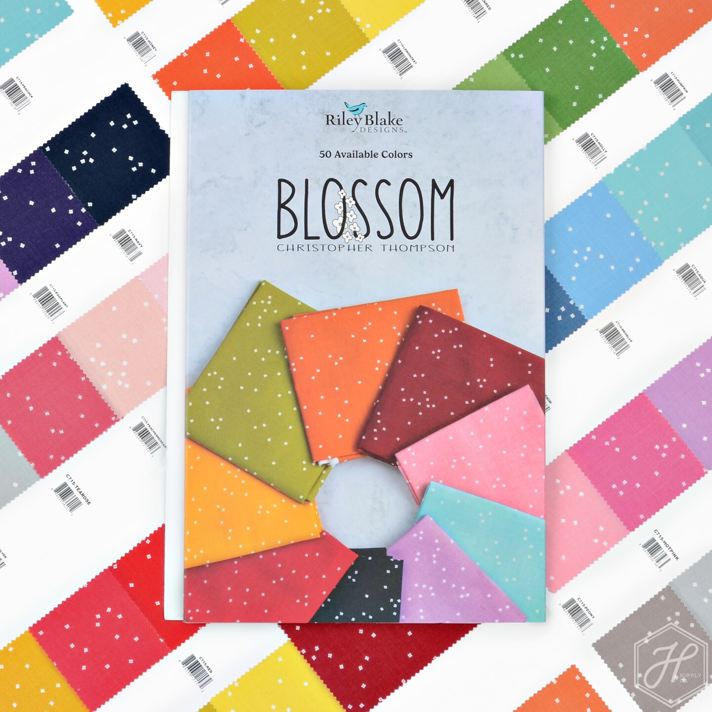 Blossom Color Swatch Card Panel (sw715) | Blossom | Christopher ...