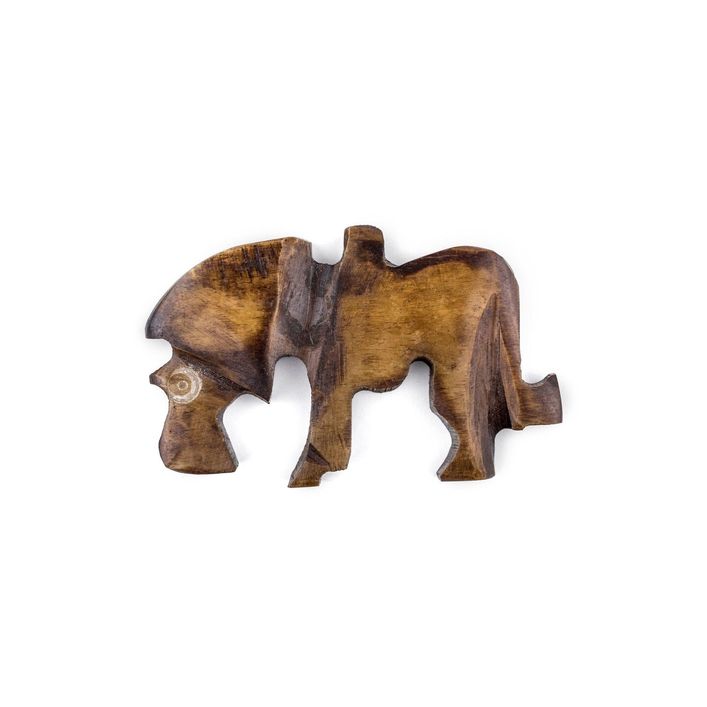 The Bead Chest African Lion Batik Bone Pendant 80mm Kenya Brown Large ...