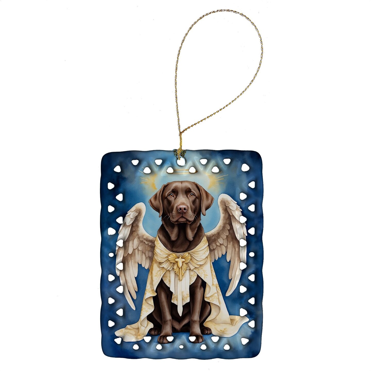 Edge Collections - 2.80" X 0.15" - Multicolor - Chocolate Labrador ...