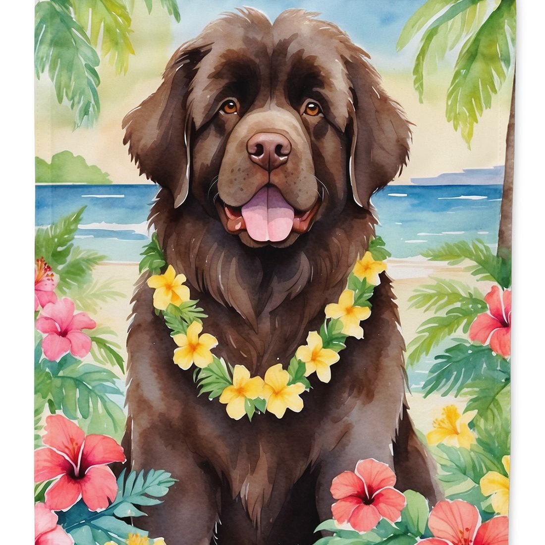 Edge Collections - 28" X 40" - Multicolor - Newfoundland Luau Porch ...