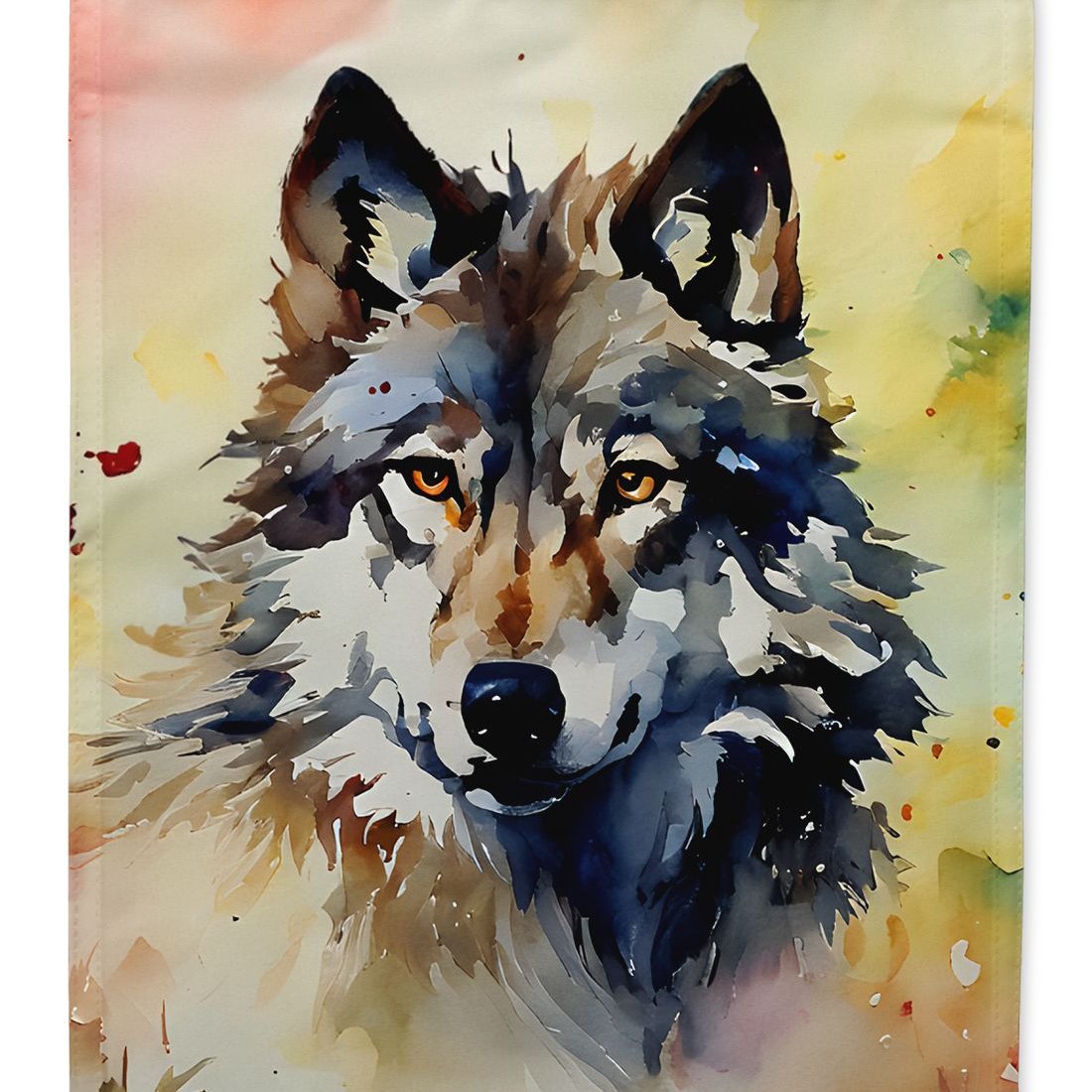 Edge Collections - 28" X 40" - Multicolor - Wolves Wolf Large Porch ...