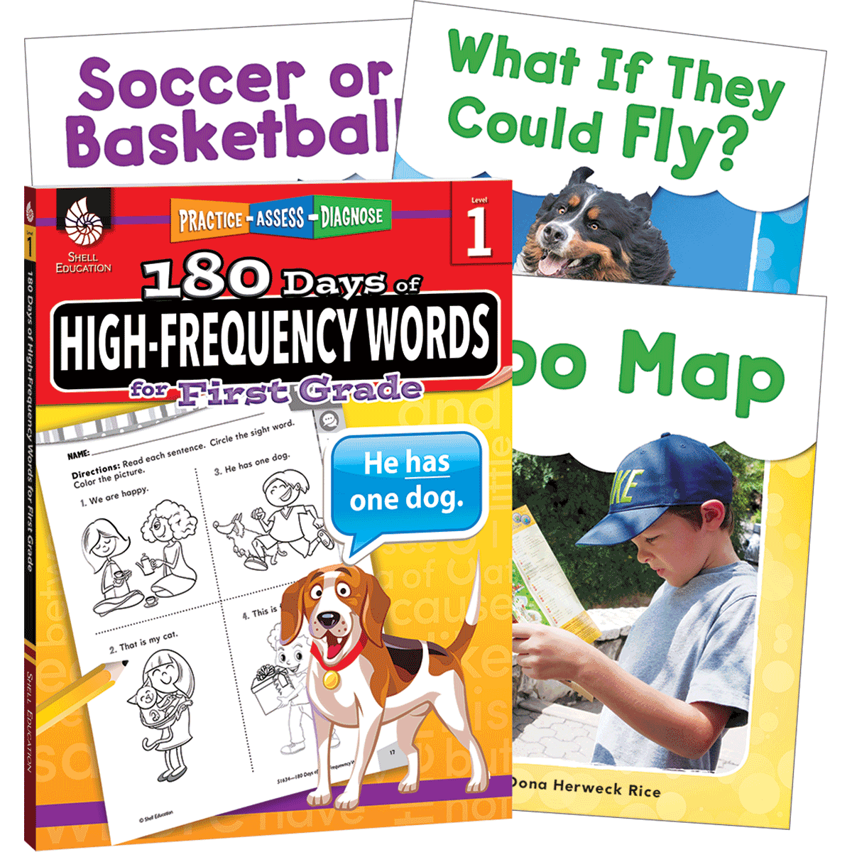 Learn-at-Home: High-Frequency Words Bundle Grade 1: 4-Book Set | Michaels
