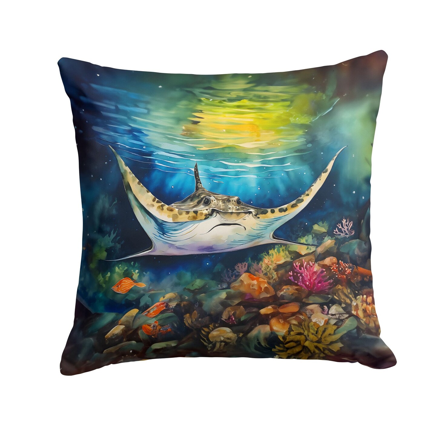 Edge Collections - 18" X 18" - Multicolor - Throw Ray Sting Pillow ...