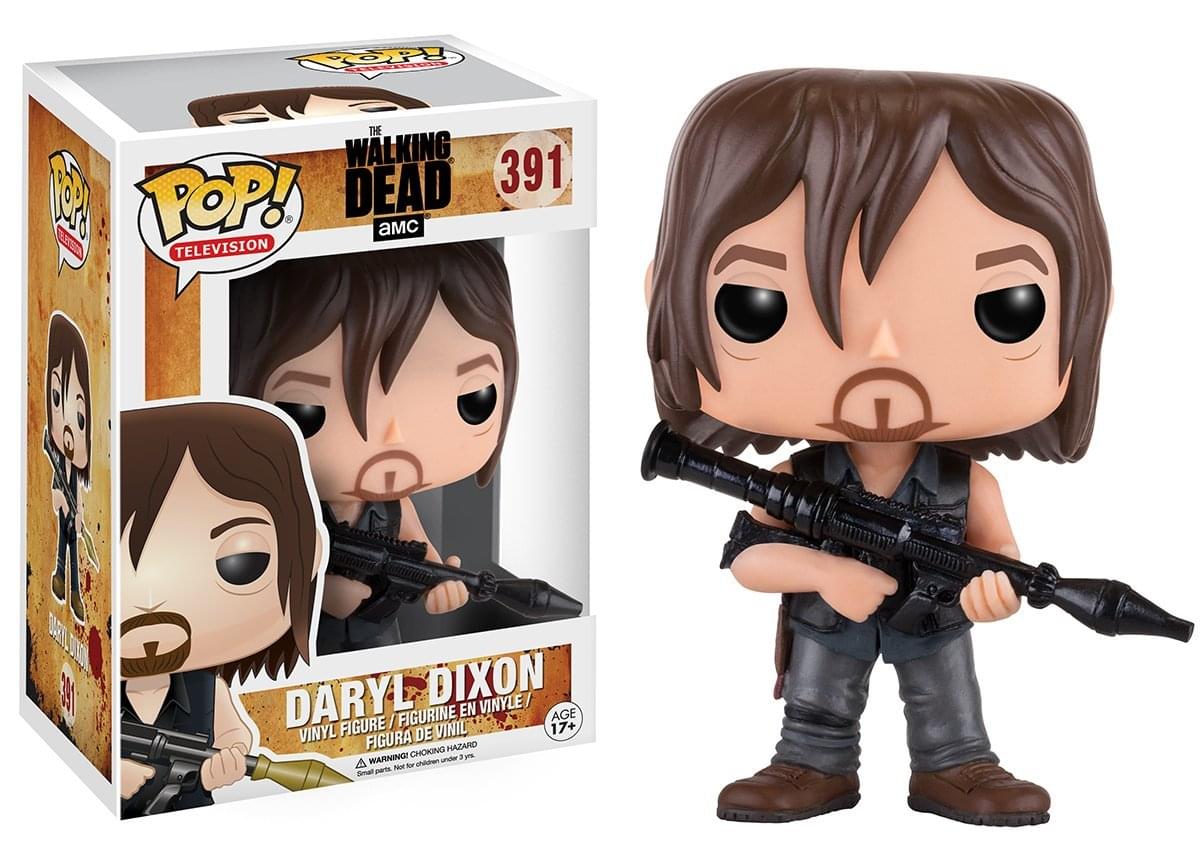 The Walking Dead POP Vinyl Figure: Daryl (Rocker Launcher), Color ...