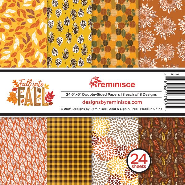 Reminisce Fall Into Fall 6x6 Paper Pad