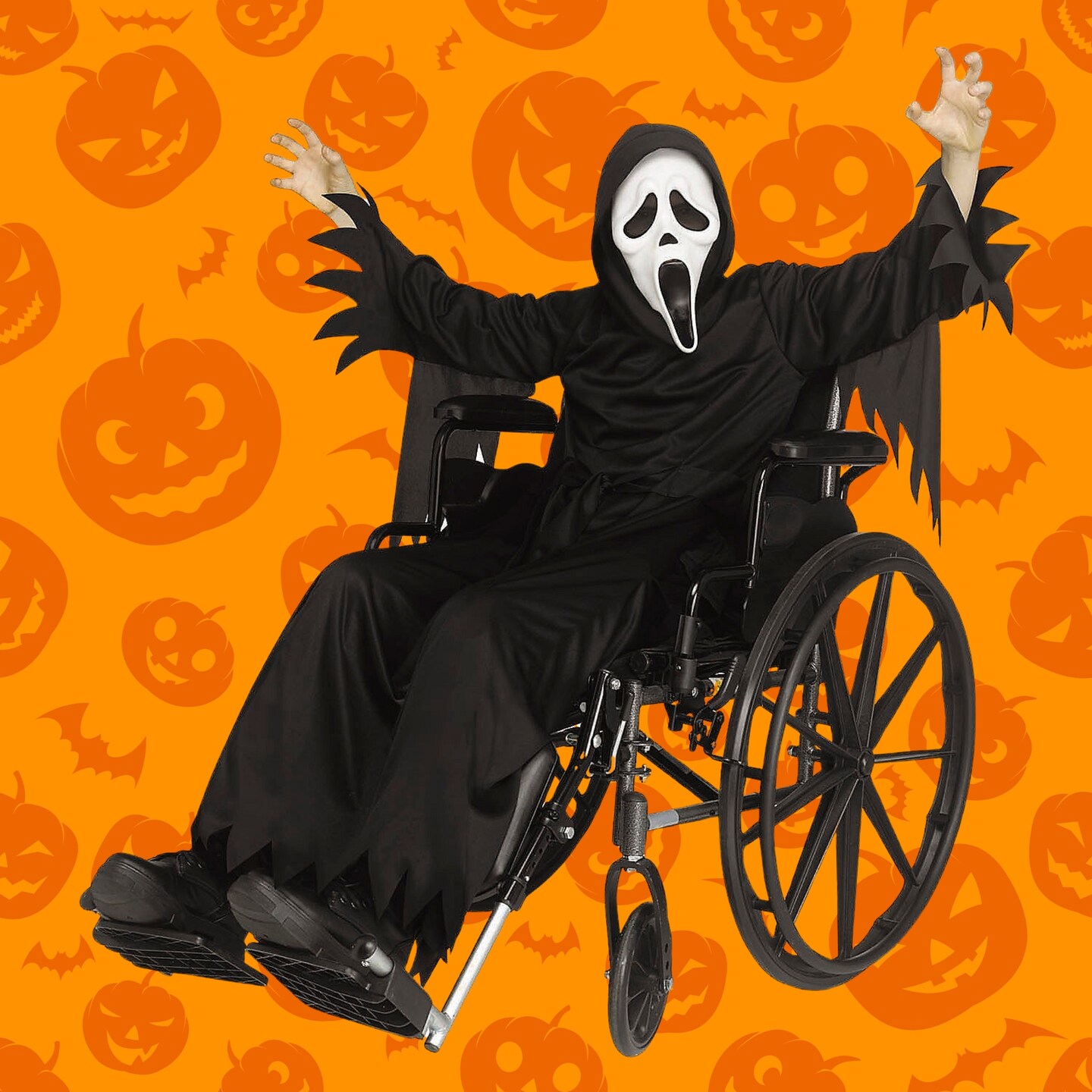 Kids Scream Ghost Face Adaptive Costume Halloween Jumpsuit Iconic Mask ...