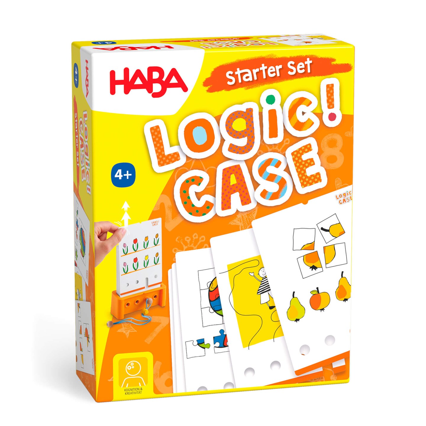 HABA Logic! CASE Starter Set - Brain Teaser Puzzles and Car Games for ...