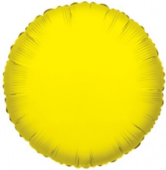 Yellow Round Mylar Balloon 18" | Michaels