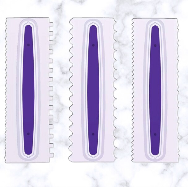 Icing Smoother Comb Set - 3 Piece | Michaels