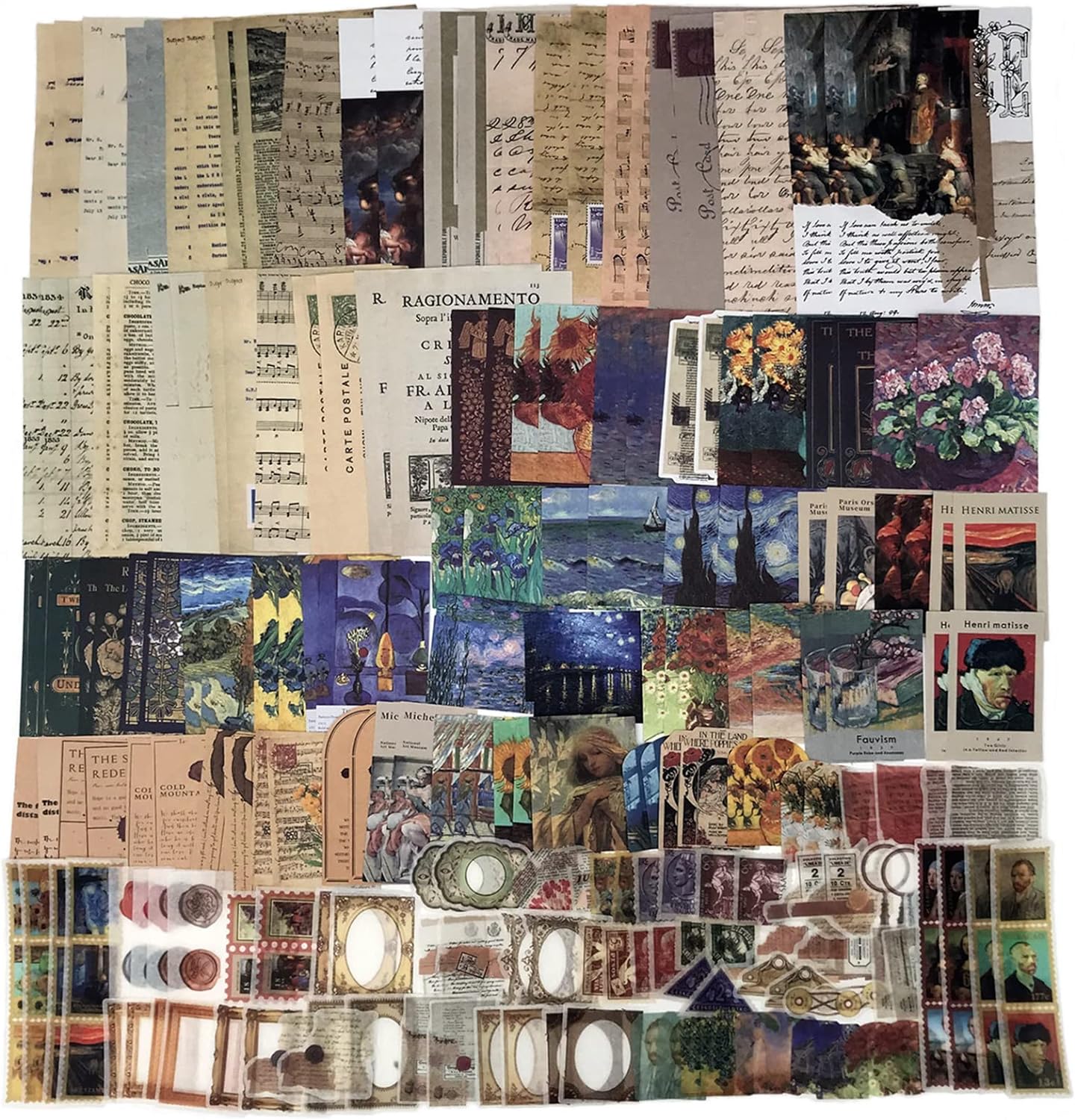 200PCS Vintage Scrapbooking Supplies Kit (Artistic) | Michaels