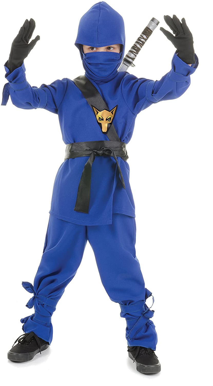 UNDERWRAPS Costumes Children's Blue Ninja Costume, Small 4-6 Childrens ...