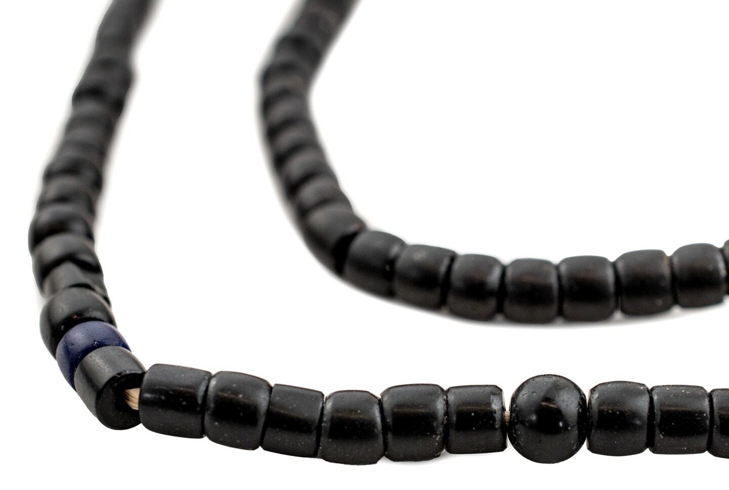 The Bead Chest Black Turkana Beads: Authentic East African Tribal Glass ...