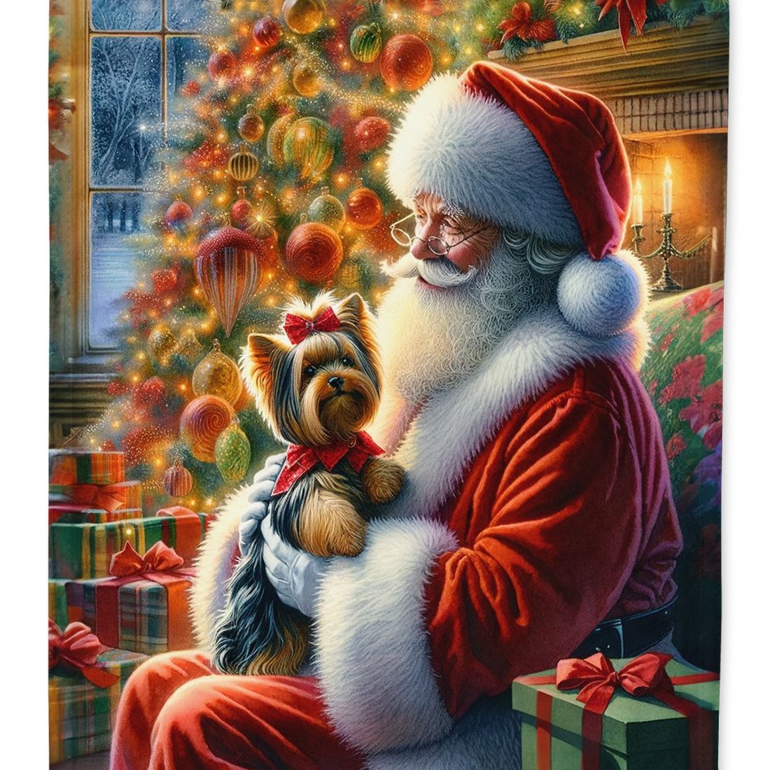 Edge Collections - 11.25" X 15.50" - Multicolor - Yorkshire Terrier ...