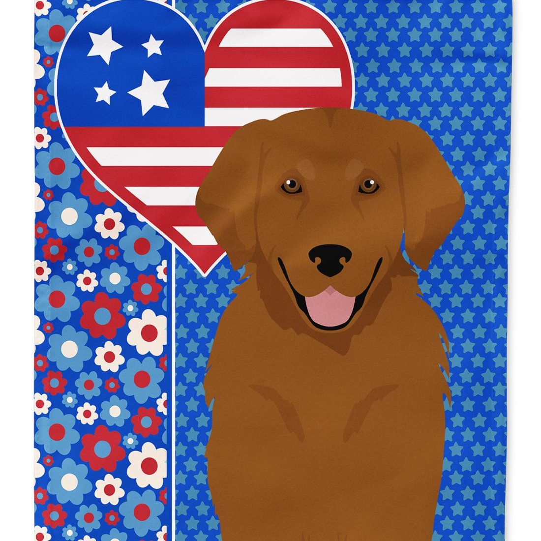 Edge Collections - 28" X 40" - Multicolor - Mahogany Golden Retriever ...