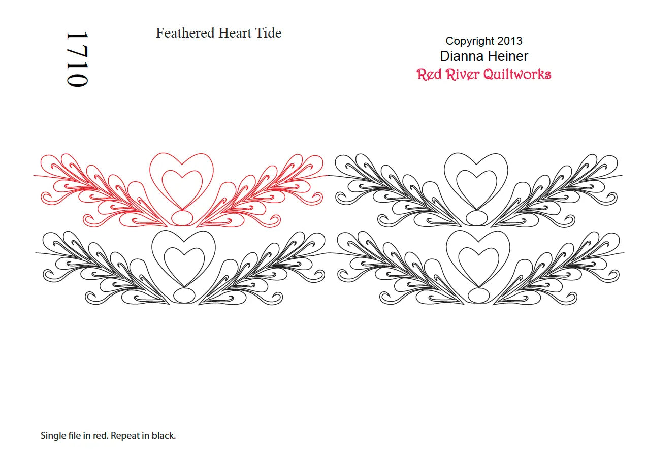 1710 Feather Heart Tide Combo Pantograph | Michaels