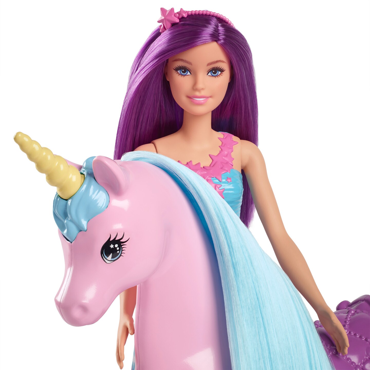 Mattel - Barbie Fantasy Doll & Unicorn Toy Set [COLLECTABLES] Paper ...