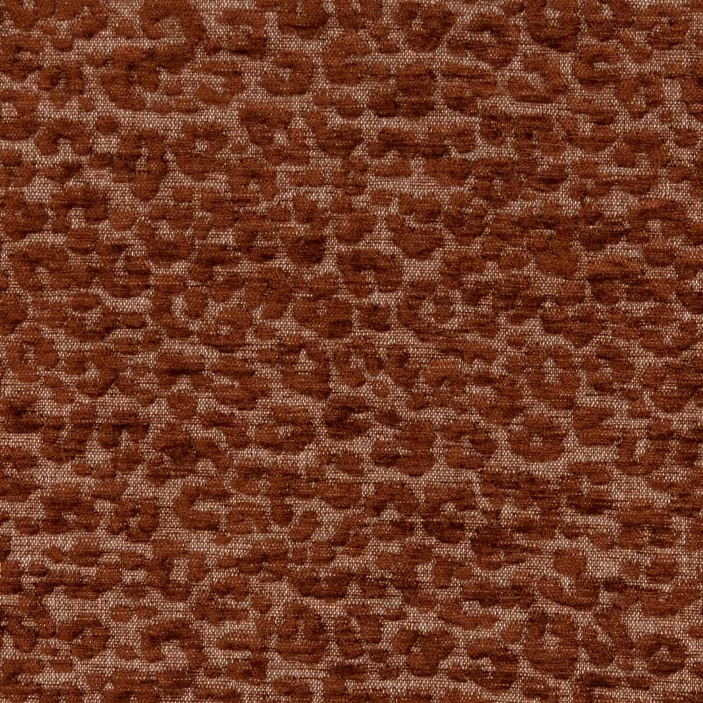 Upholstery Fabric - Orange & Rust Animal Print Upholstery Fabric 54 ...