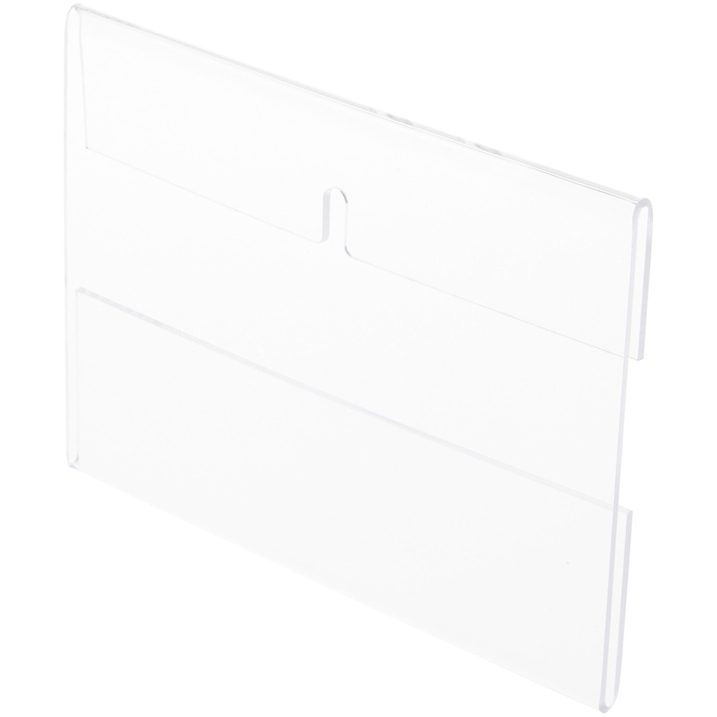 Plymor Clear Acrylic Top-Fold Literature Sign Holder Frame (Wall Mount ...