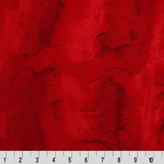 Red Cardinal Luxe Cuddle Mirage 80" Fabric per yard | Michaels