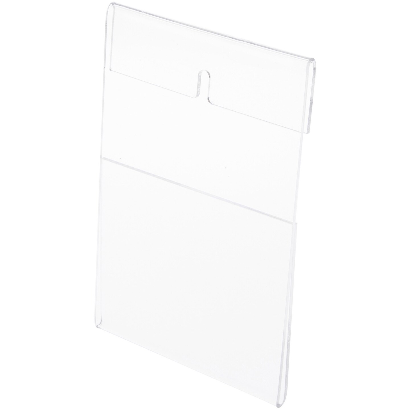 Plymor Clear Acrylic Top-Fold Literature Sign Holder Frame (Wall Mount ...