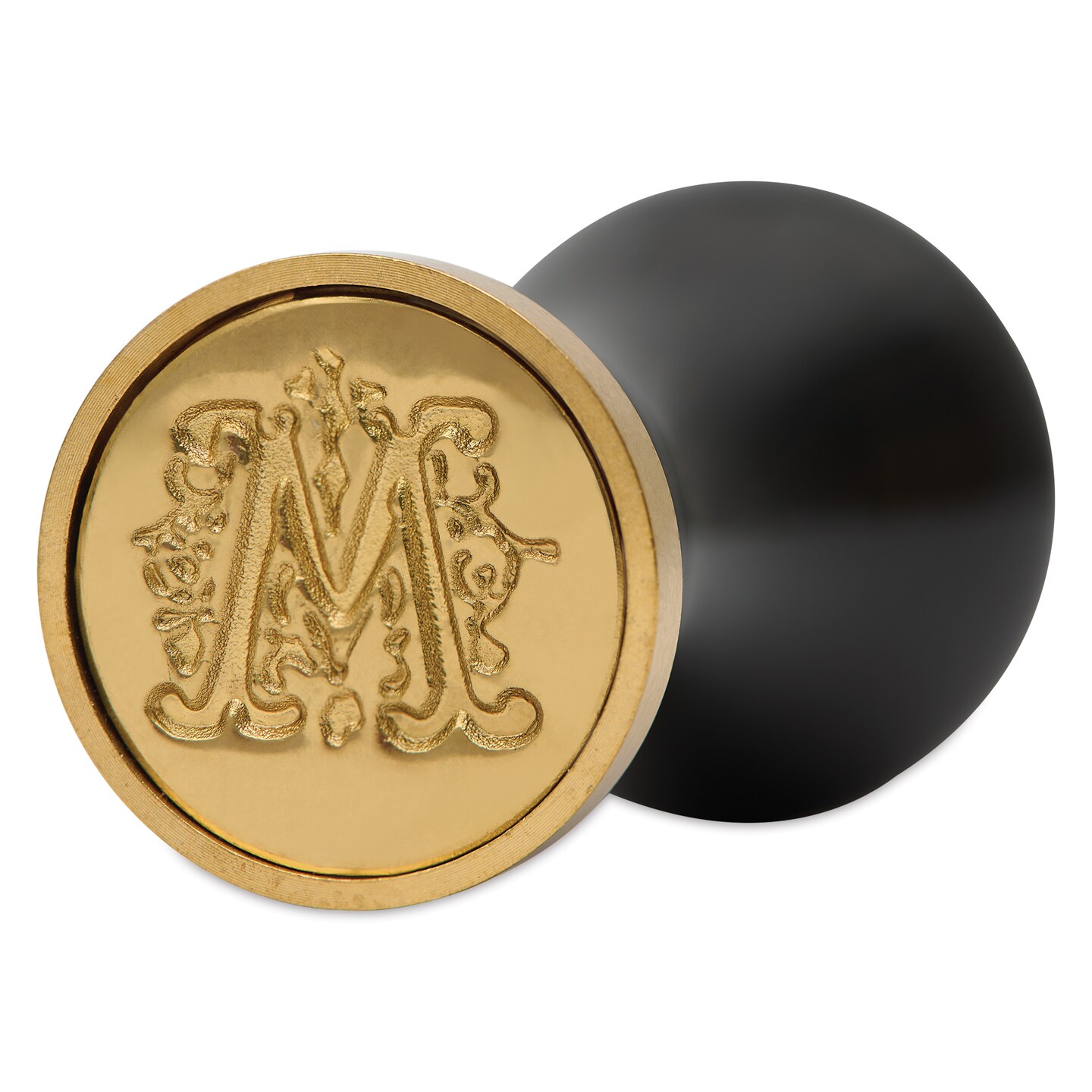 Manuscript Ceramic Mini Initial Sealing Coin Set - Letter M, Count: 1 ...