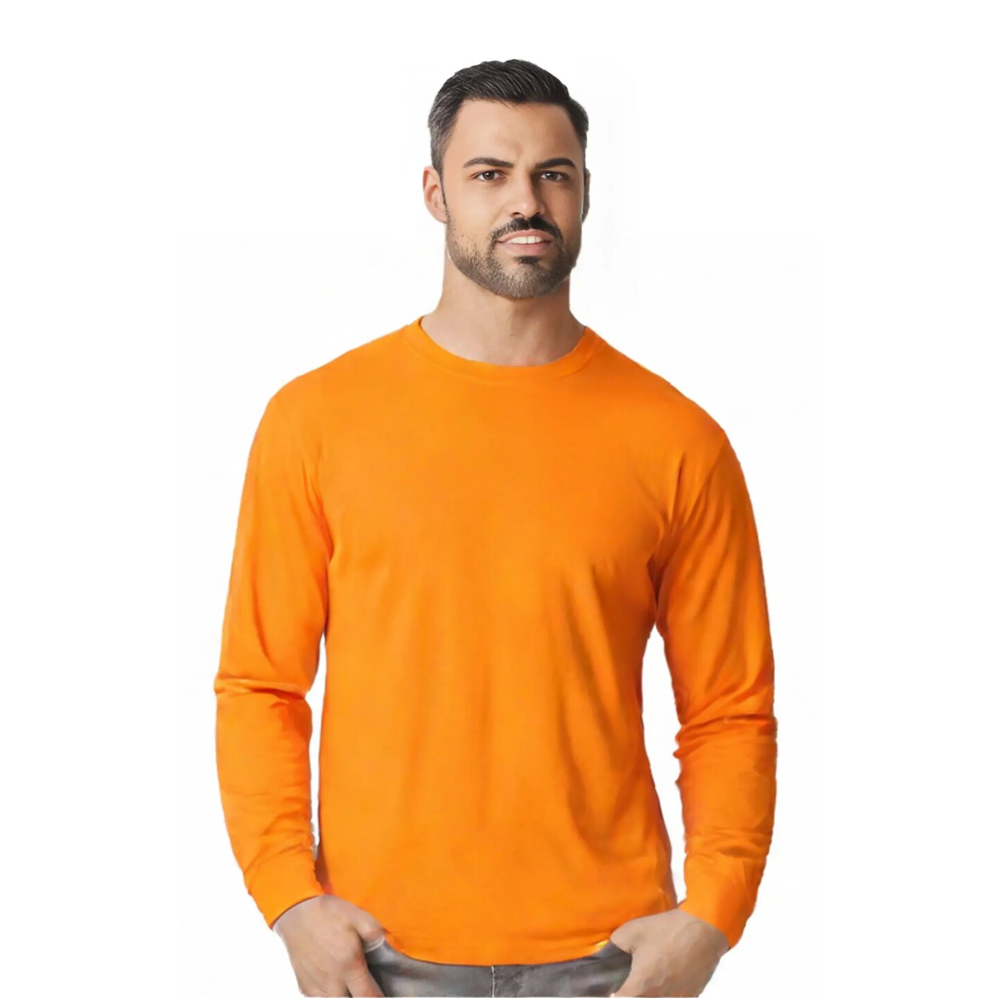 Gildan® DryBlend Crewneck Long Sleeve T-Shirt | Michaels