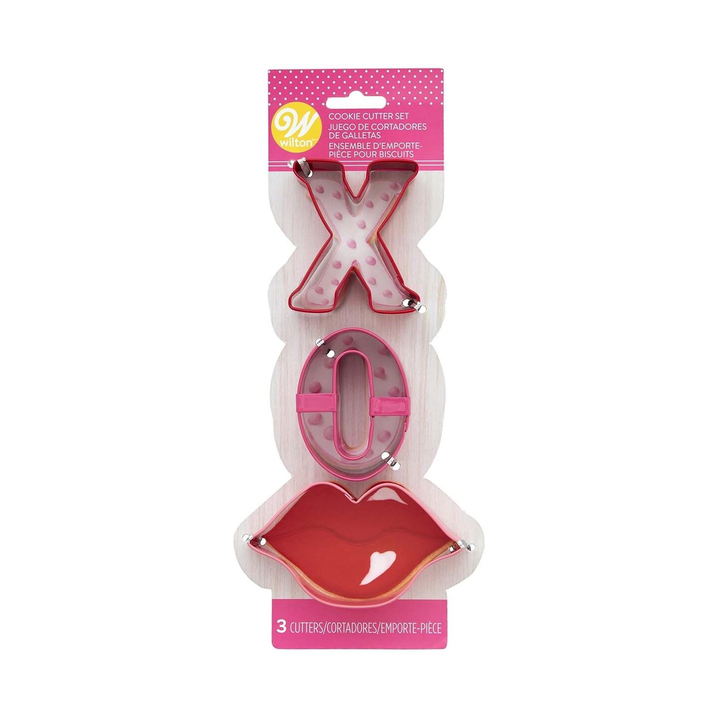 Wilton Cookie Cutter Lips XO 3PC Set | Michaels
