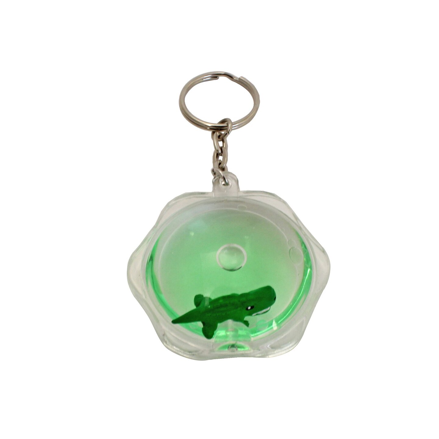 2" PLASTIC LIQUID ROUND CROC KEYCHAIN | Michaels
