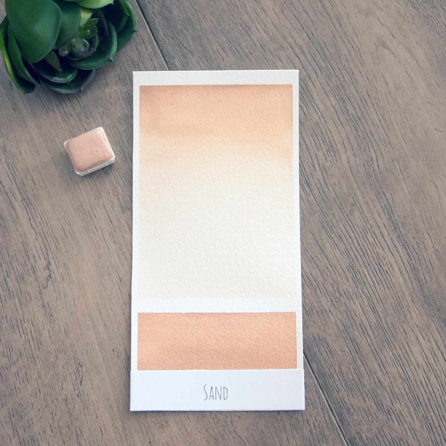 Sand Matte Watercolor Paint | Quarter Pan, Half Pan, Full Pan | Fine ...