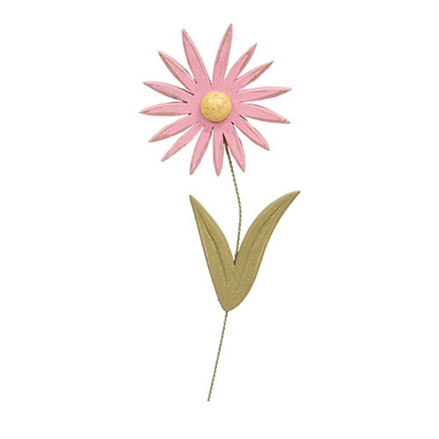 Distressed Wood Flower Magnets Rustic Spring Refrigerator Decor 2 Asstd ...