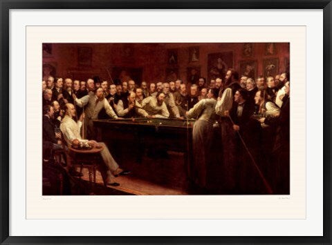 Framed Art The Billiard Room by Henry O'Neil 27 x 39 | Michaels