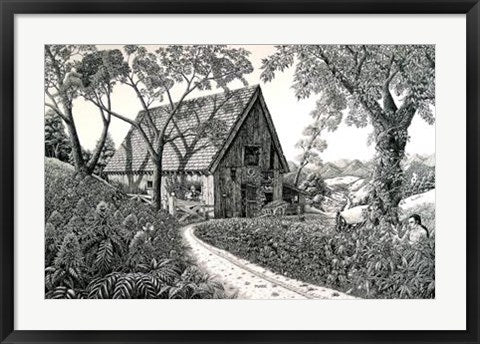 Framed Art Field of Dreams by Tom Masse - Inspiring, Size: Framed 36x26 ...