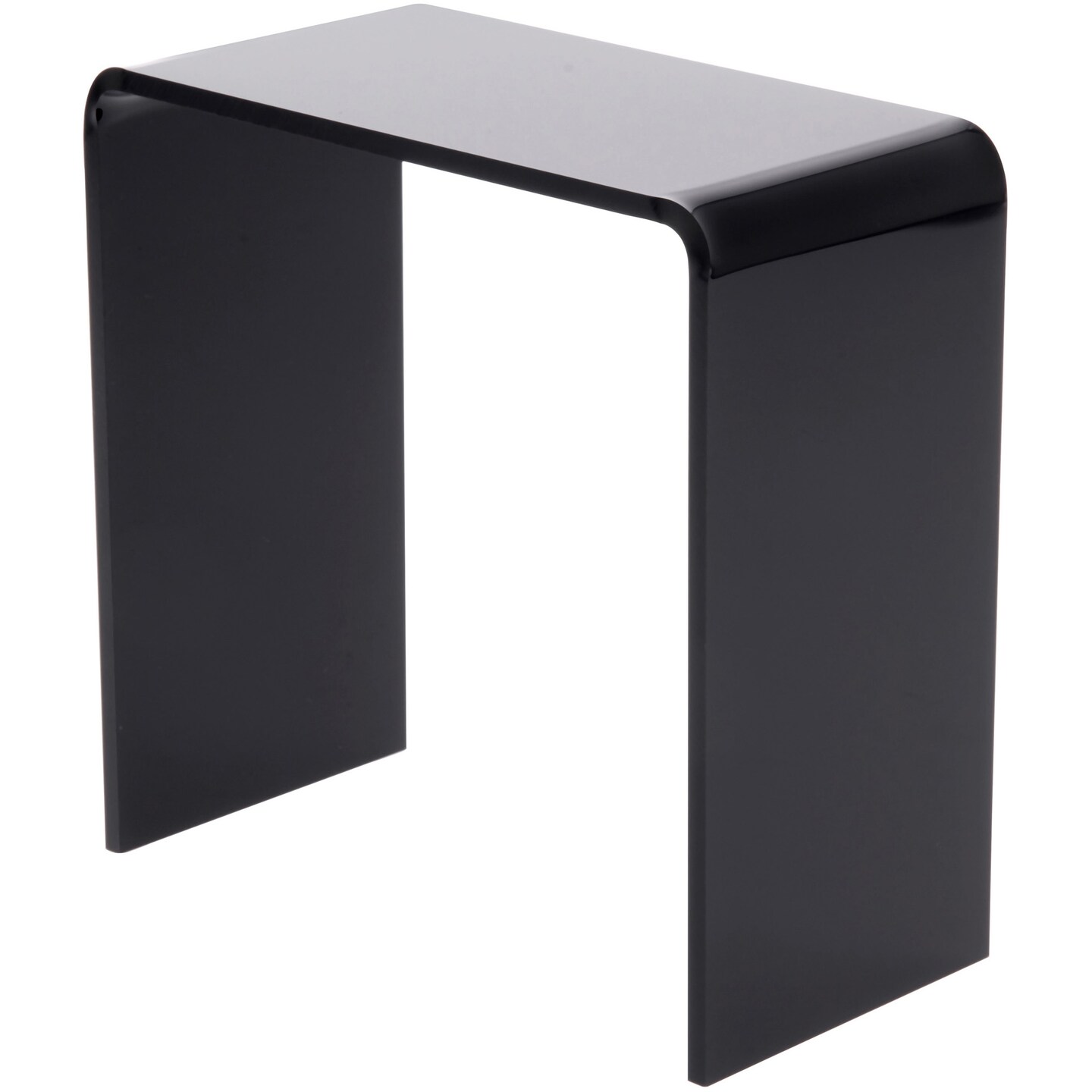 Plymor Black Acrylic Vertical Rectangular Display Riser, 6" H x 6" W x ...