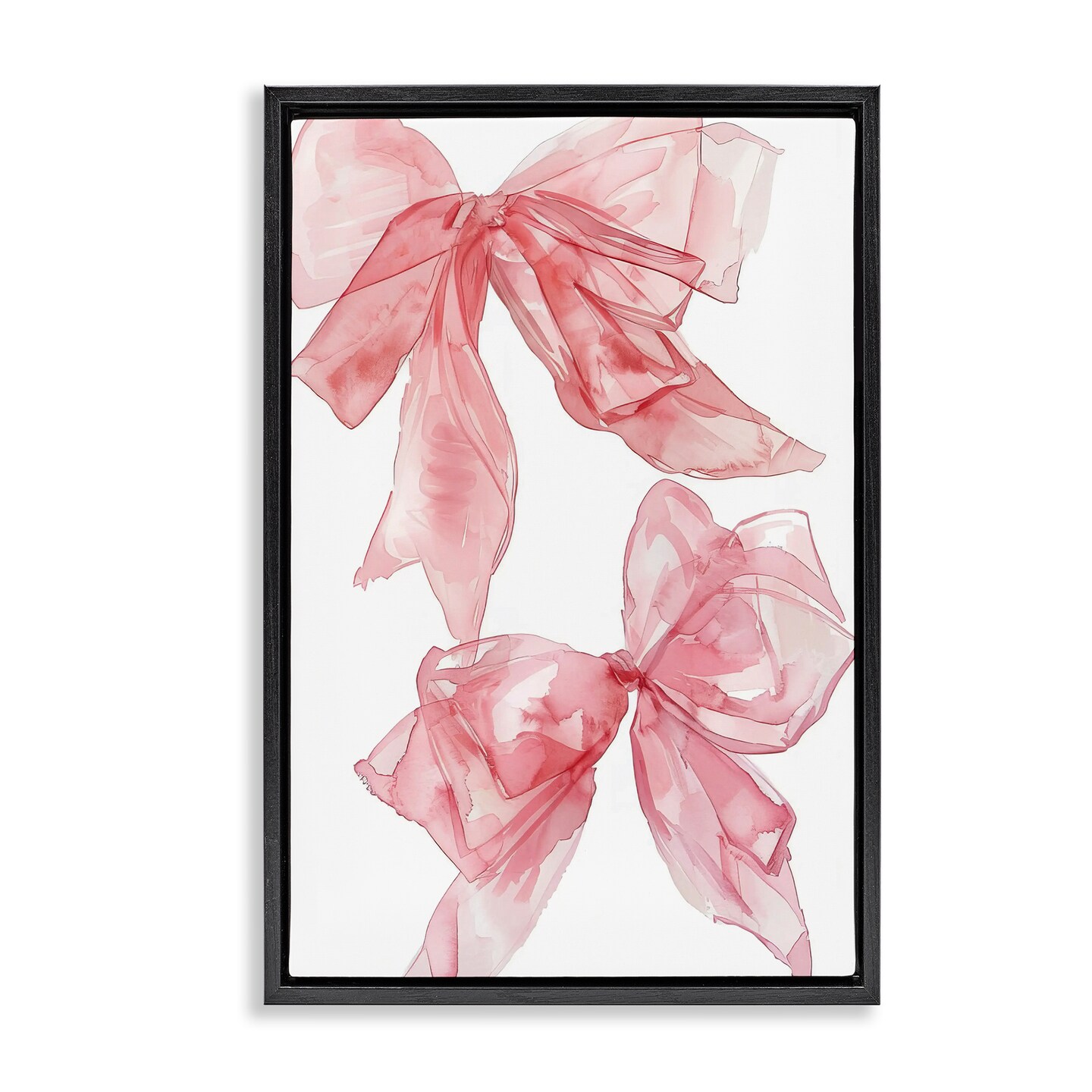 Stupell Industries Sheer Pastel Pink Bows Floating Frame Design by LSR Design Studio | Michaels