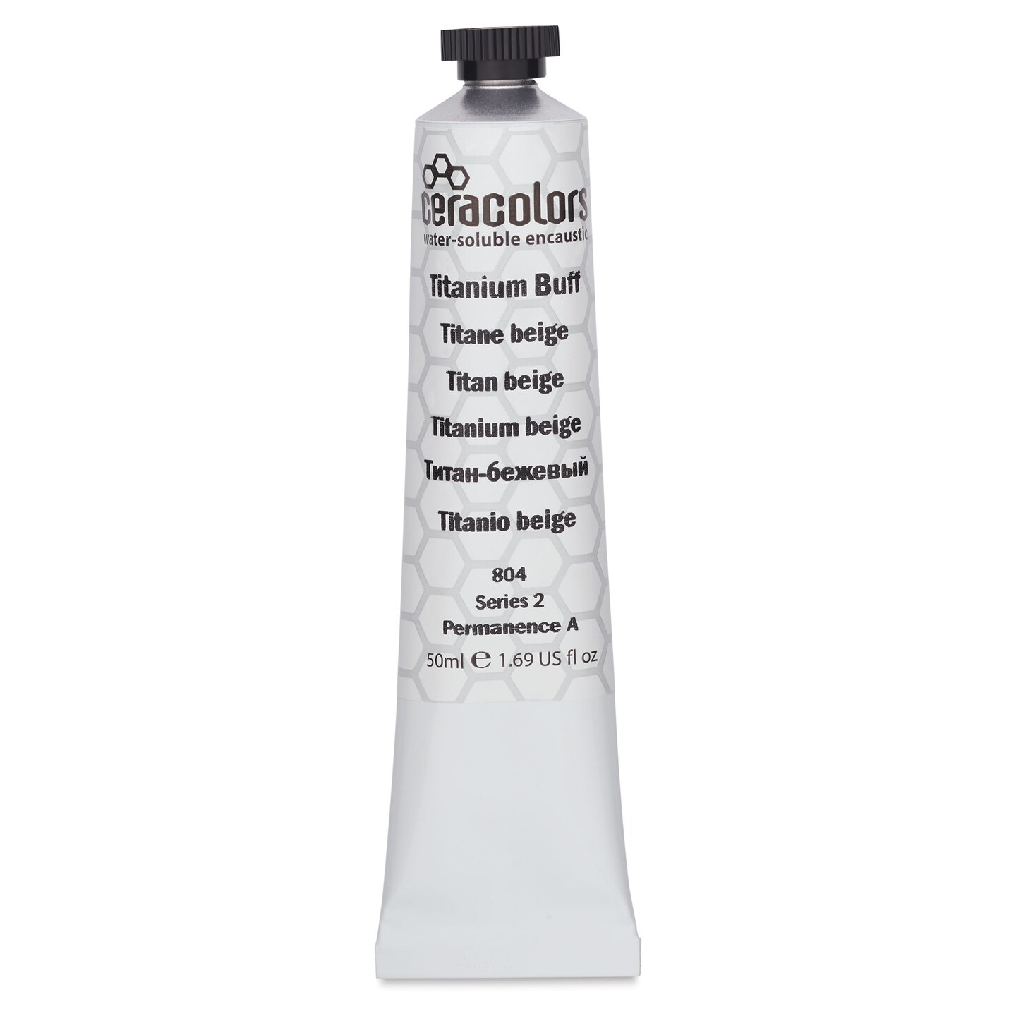 Ceracolors Water-Soluble Encaustic Paint - Titanium Buff, 50 ml | Michaels