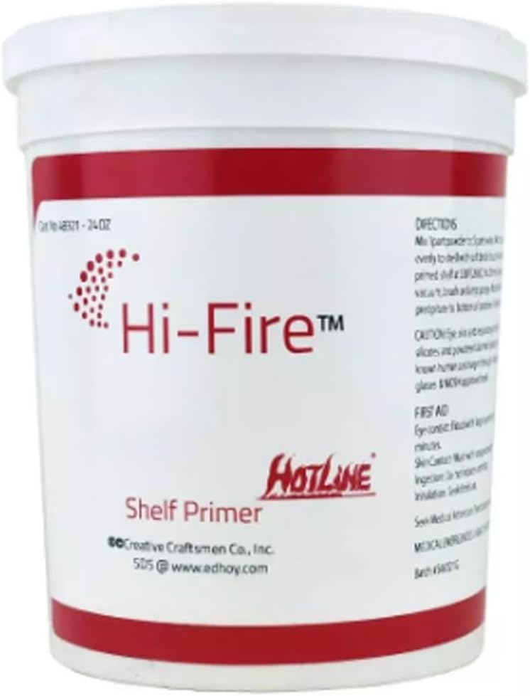 Hotline Hi-Fire Glass Fusing Bead Separator Kiln Shelf Primer 24oz ...