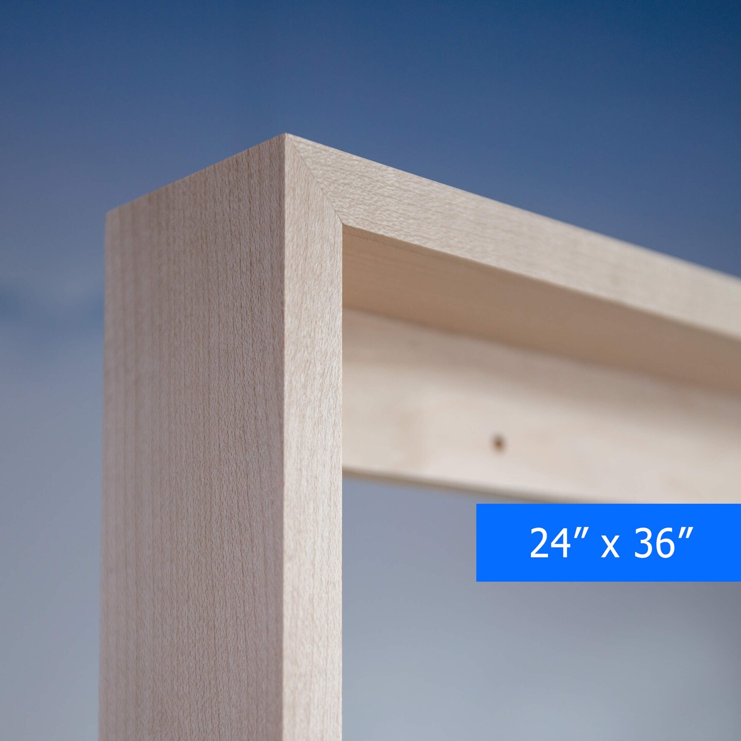 24x36 Frame | 24 x 36 Regular Floating frame for 1.5" canvas | Wooden ...