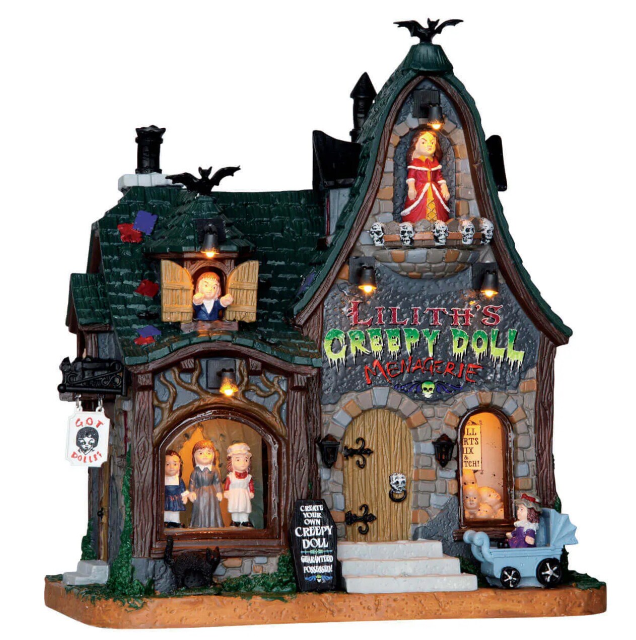 Lemax Spookytown Creepy Doll Shop | Michaels
