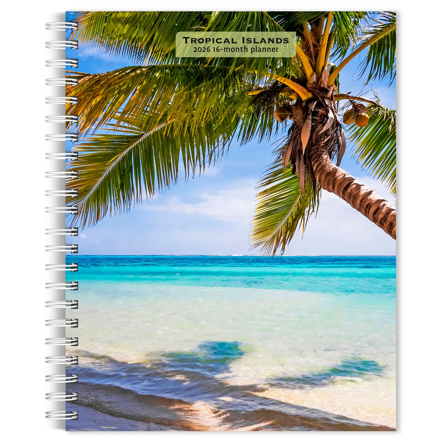 Tropical Islands | 2026 6x7.75 Inch Spiral-Bound Wire-O Weekly ...